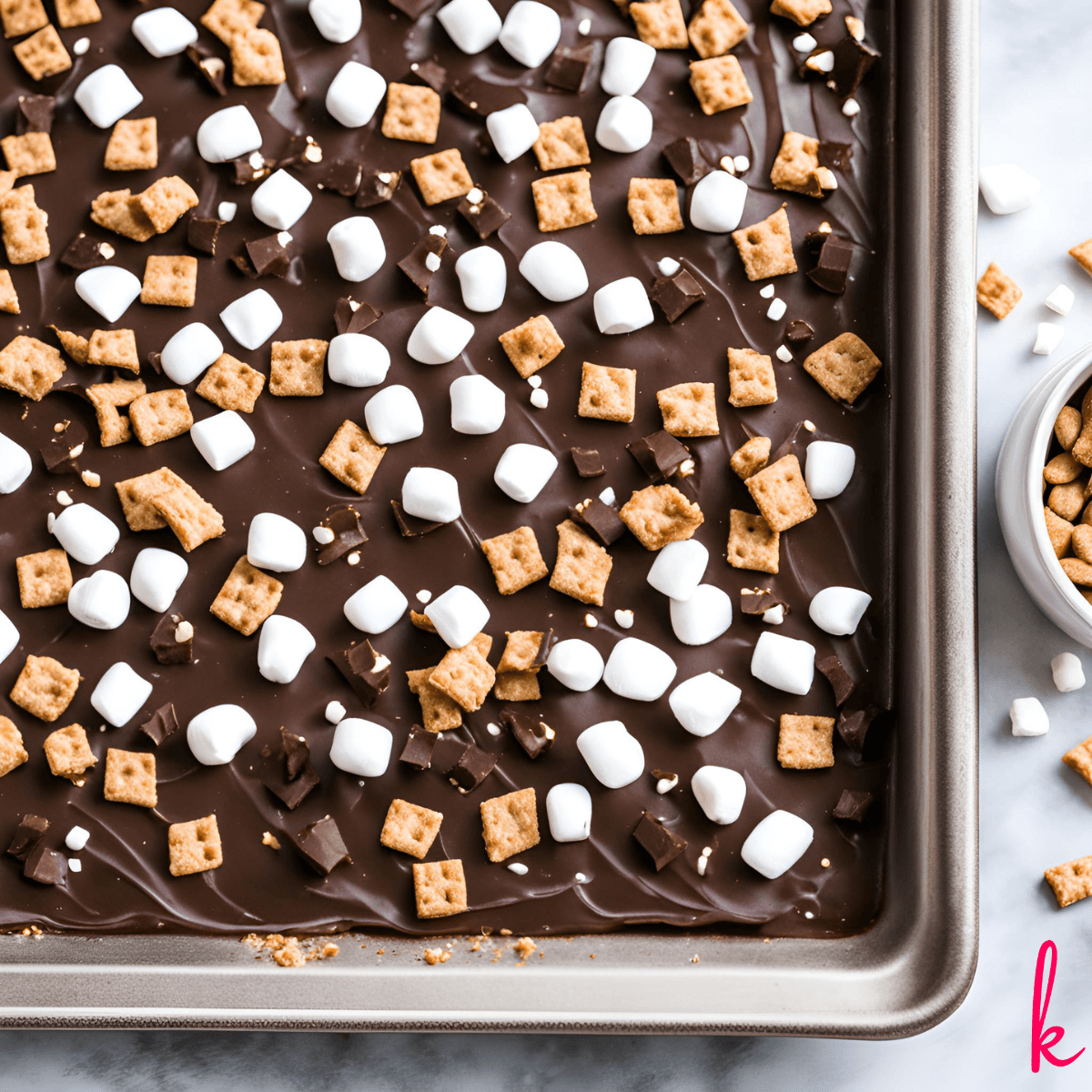 Peanut Butter S’mores Chocolate Bark – Easy No-Bake Treat
